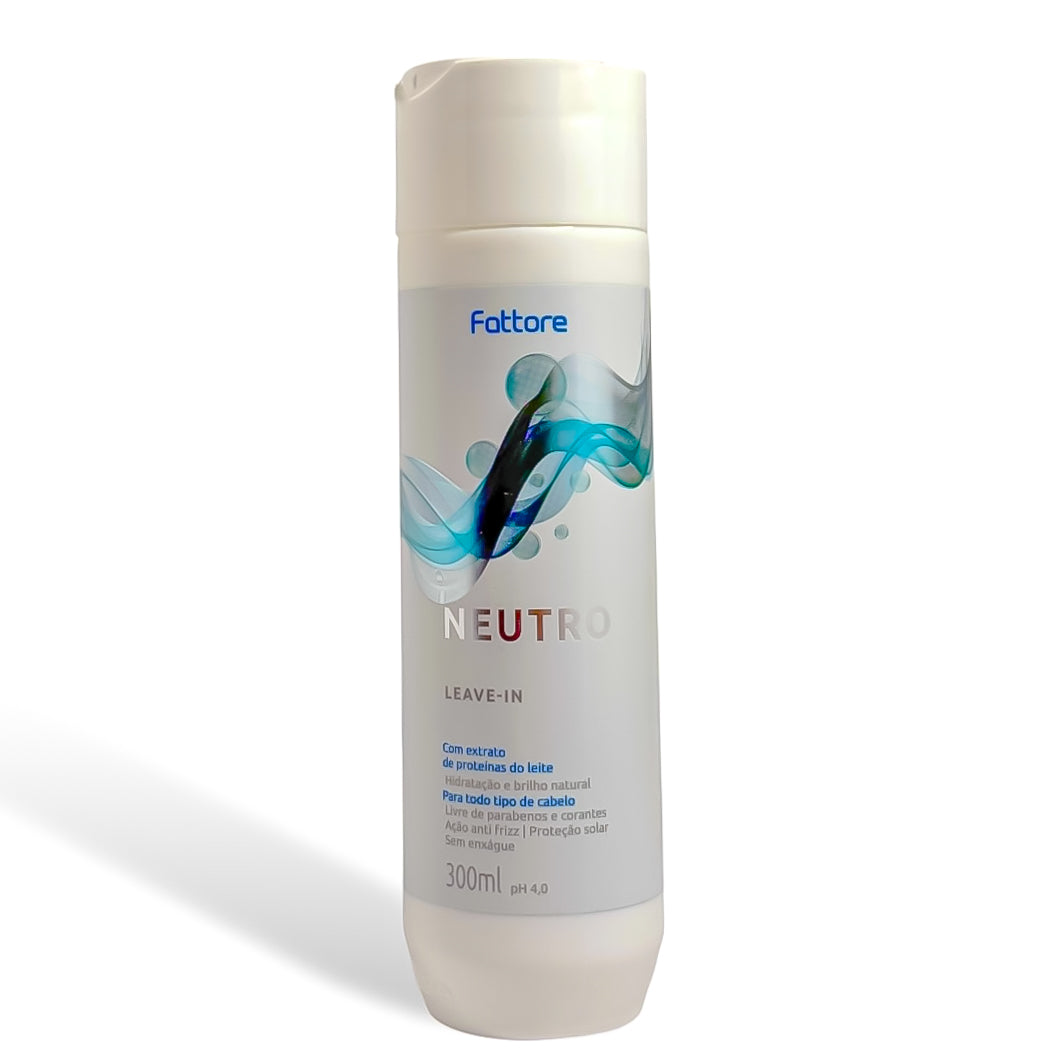 Fattore Leave-in Neutro 300ml – Hidratante com Proteção UV – Fattore ...