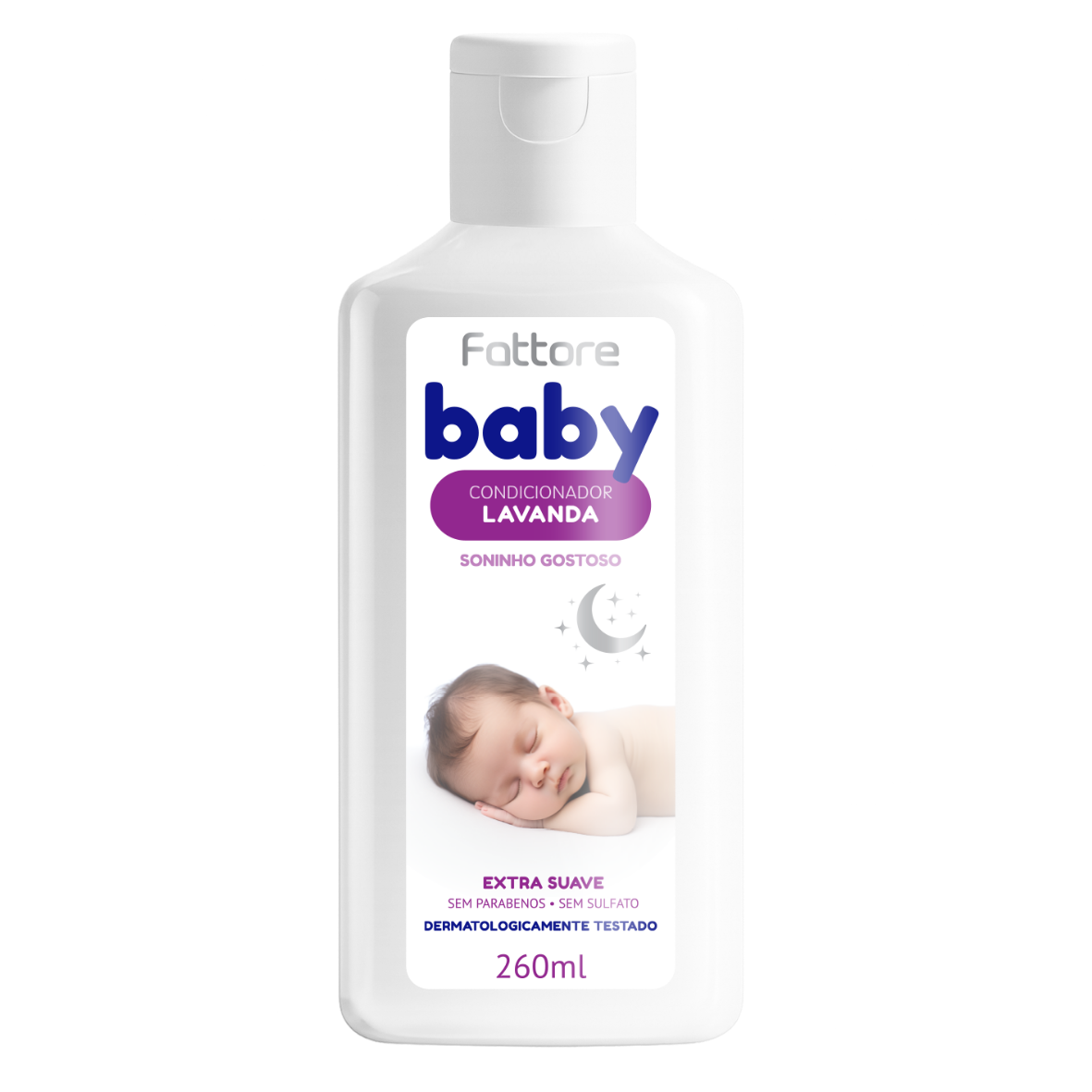 Fattore Condicionador Extra Suave Baby Lavanda – 260ml – Fattore Cosméticos